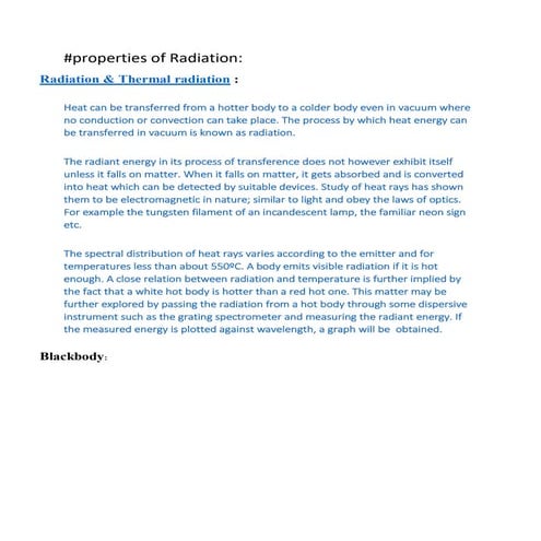 Concept of Grey body and Black body | PPTX