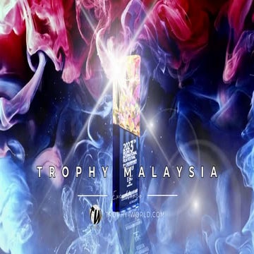 Modern Pink Blue Crystal Trophies at Trophy-World Malaysia | Custom ...
