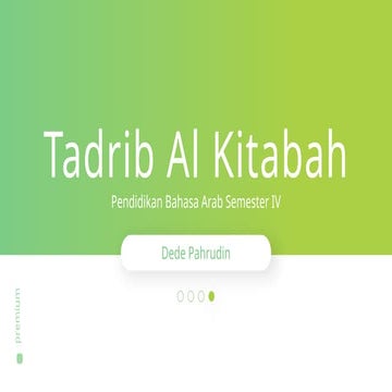 Modern Presentation TENTANG TADRIB AL KITABAH 2.pptx