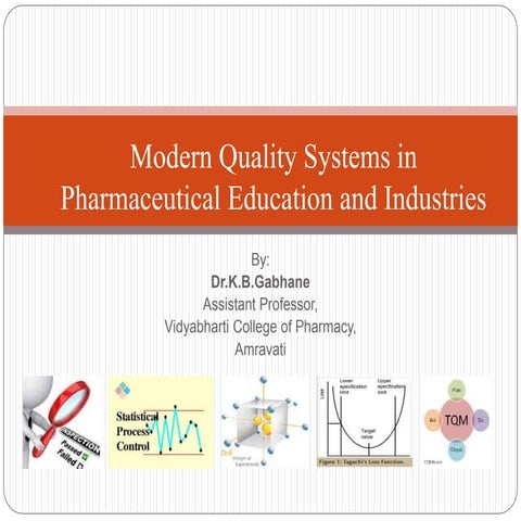 Quality assurance and quality management concepts | PPTX