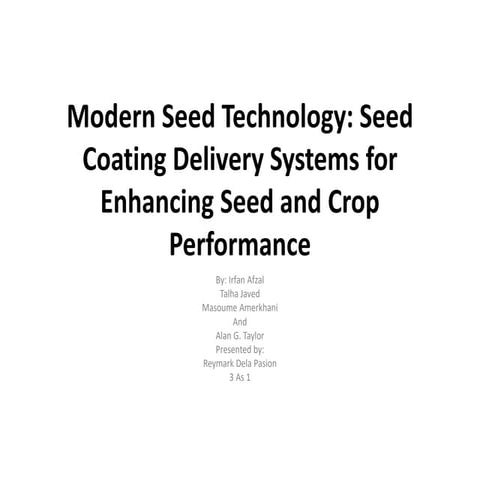 Modern Seed Technology.pptx
