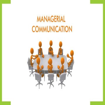 MANAGERIAL COMMUNICATION | PPTX | Web Conferencing | Computer Software and Applications
