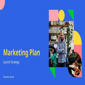 Modern shapes marketing plan presentation.pptx