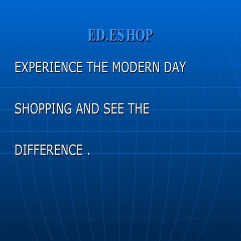 Modern shopping | PPT