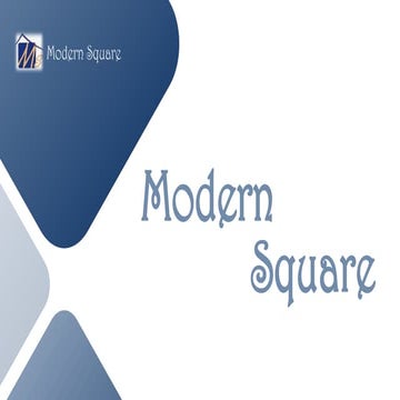Modern Square Meeting tutorial steps 123 | PPT
