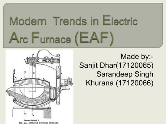 Electric Arc Furnace Pdf