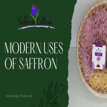 11 impressive health benefits of saffron | PPTX