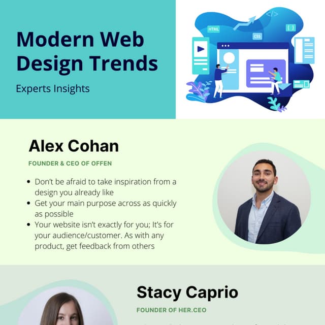 Modern web design trends expert's insights | PDF