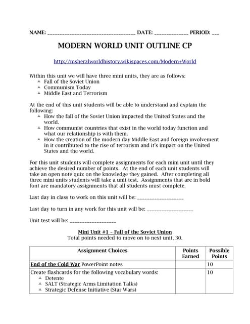 World War II Newspaper Project | DOCX