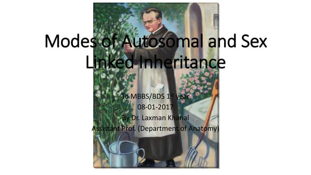 Sex Linked Inheritance Diseases Pptx