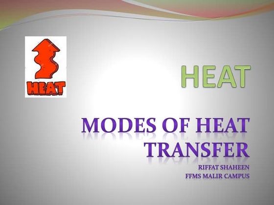 Heat Transfer | PPT