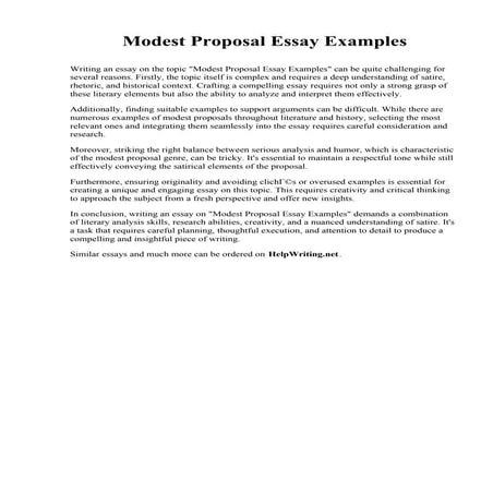 A Modest Proposal Essay.pdf