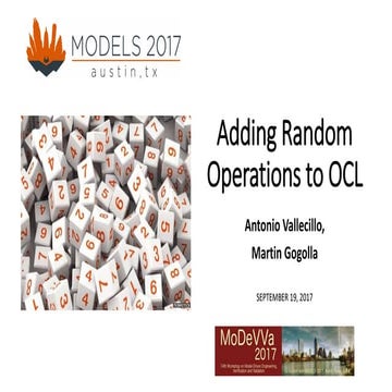 Adding Random Operations to OCL | PPT