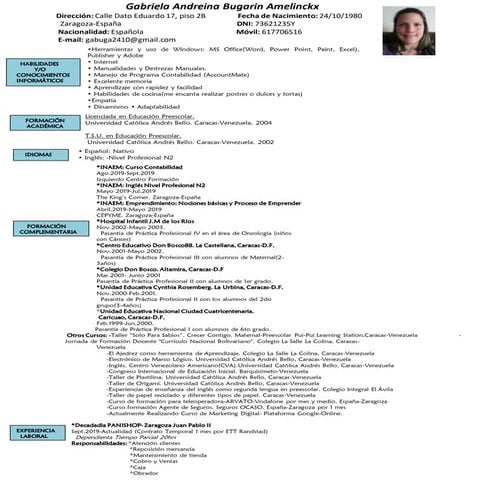 Modif. cv gabriela a bugarin a | PDF