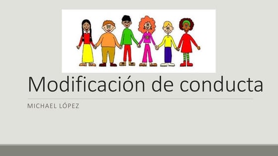 Programa de modificación conductual psicopedagogía | PDF