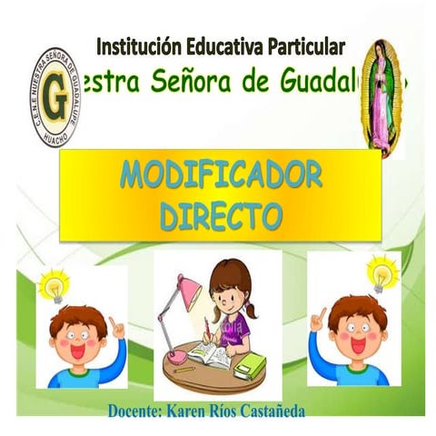 Modificador directo | PPTX
