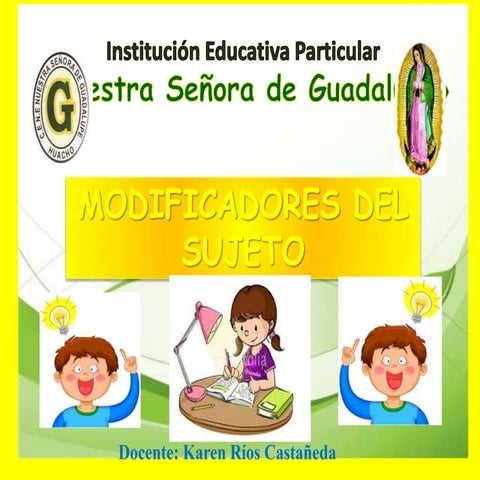 Modificadores directos | DOC