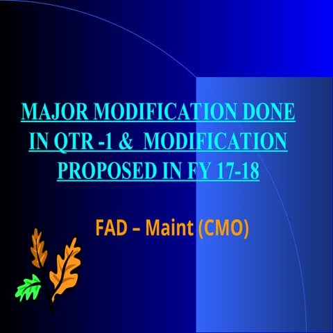 Modification done & proposed 13.07.17 FAD.ppt