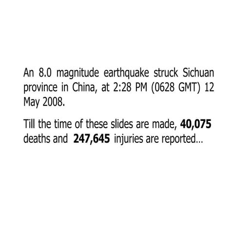 China-Sichuan-earthquake | PPT