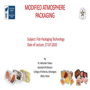 Modified Atmosphere Packaging Fish