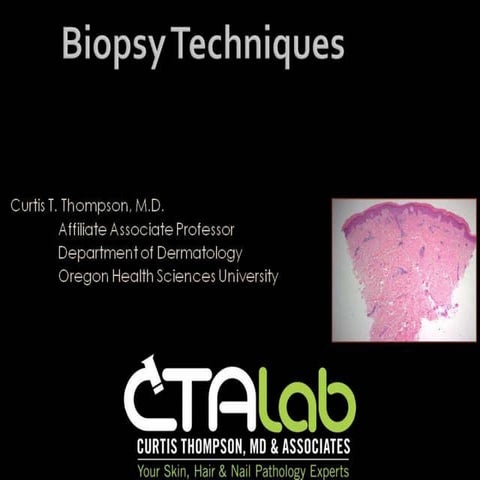 C. Thompson - Biopsy Techniques | PPTX
