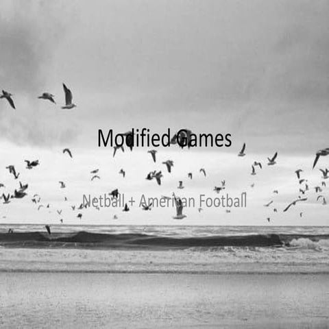 Modified games | PPTX