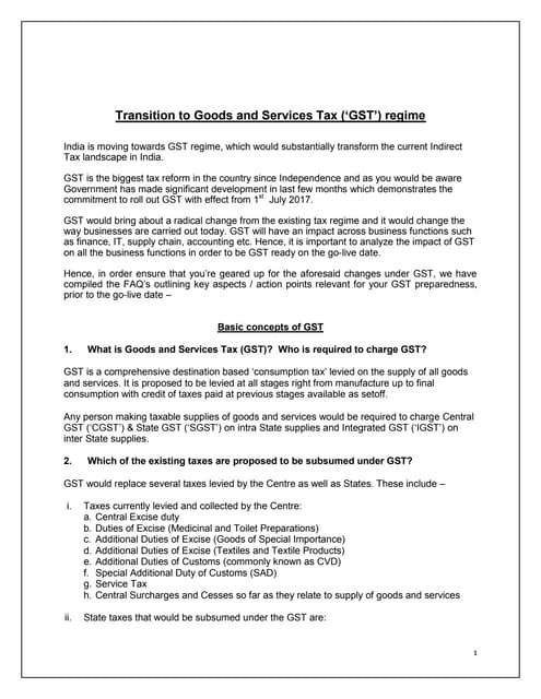 GST Compliance Requirements | PPTX