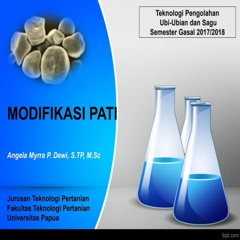 Modifikasi Pati fisikawi, kimiawi dan enzimatis.pptx