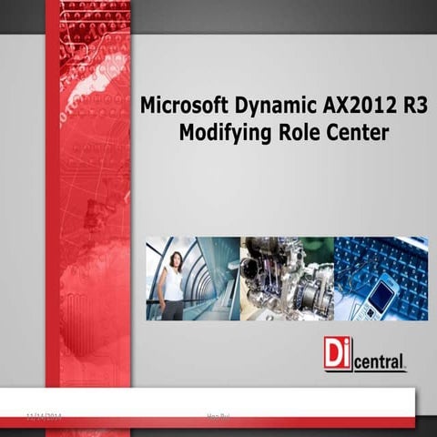 Modifying Role Center in AX2012 | PPT