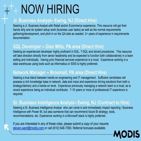 Modis linkedin post 4-9 | PPT