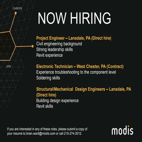 Modis Engineering Job Opportunities | PPTX