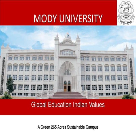 Modi university | PPT