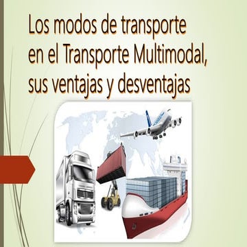 Modos de transporte | PPTX