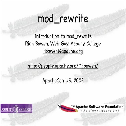 Mod Rewrite Ppt