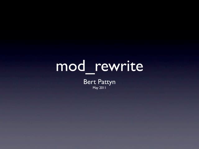 Modrewrite Ppt 3092