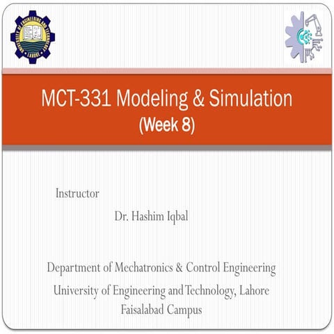 Lecture 4 ME 176 2 Mathematical Modeling | PDF