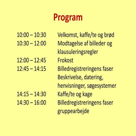 Arkivuddannelsen - Modul 3 Dag 1 - Modtagelse af billeder | PPTX