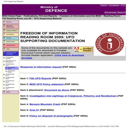 Mod ufo supporting material | PDF