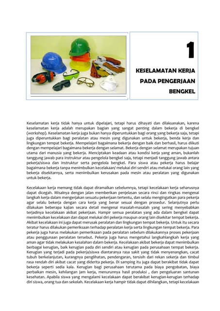 Keselamatan kerja daihatsu training center | PDF