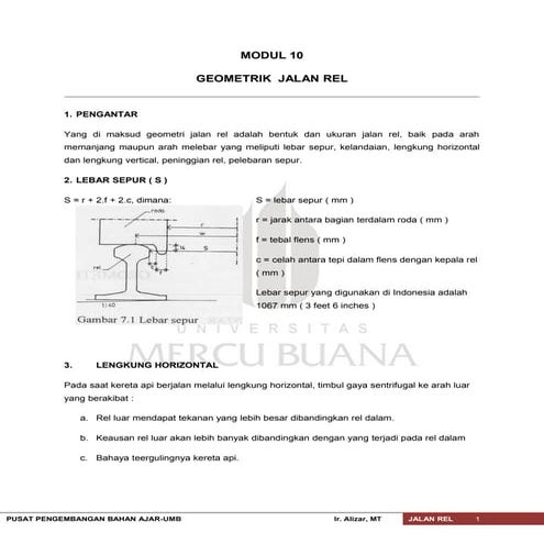 Bab vii-bantalan-rel | PDF