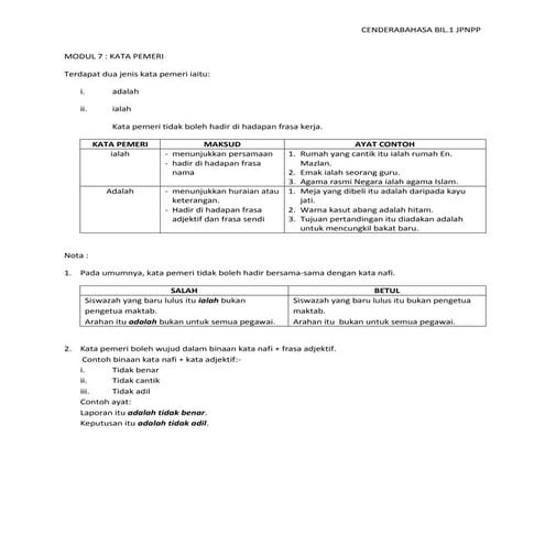 Modul 7-kata-pemeri | PDF