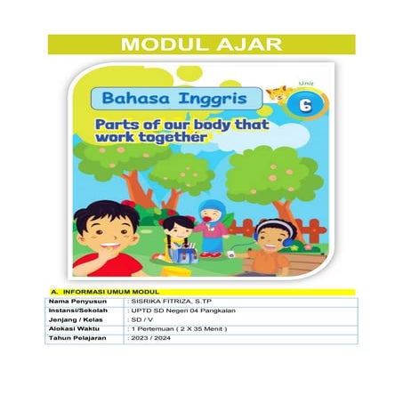 BAHASA INGGRIS SD MODUL-AJAR-PART-OF-BODY-YELI.pdf