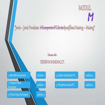 modul merakit personal computer untuk smk | PPT