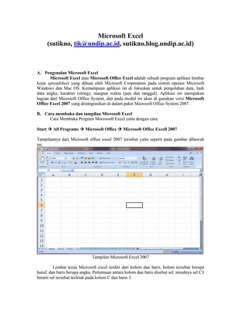 Belajar rumus-excel | PDF