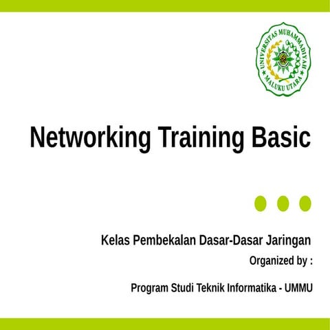 Modul-Networking Training Basic | PDF