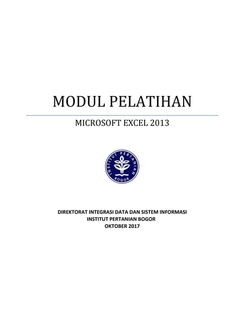 Pengenalan tentang Microsoft Excel bagi pemula | PPT