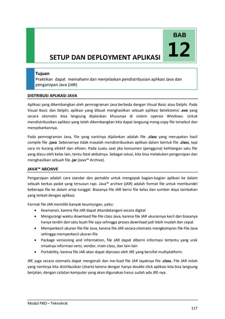 Modul PBO Bab-07 - Enkapsulasi (Encapsulation) | PDF