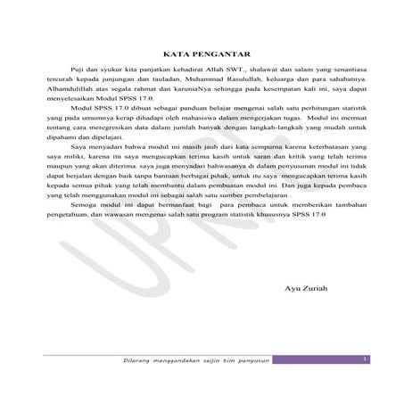 Modul spss-17 | PDF