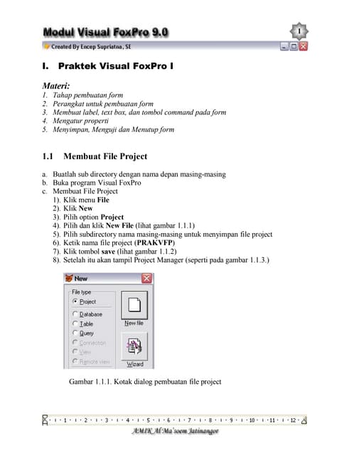 Tutorial Microsoft Visual FoxPro 9.0 | PDF