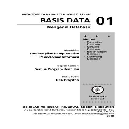 Modul01 menggenal database r1 | DOCX